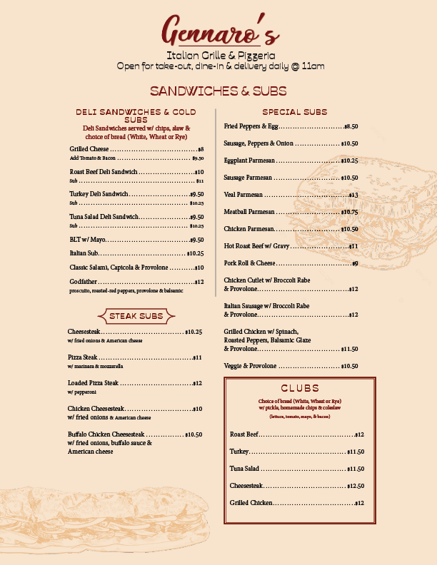 Gennaro's Grille & Pizzeria